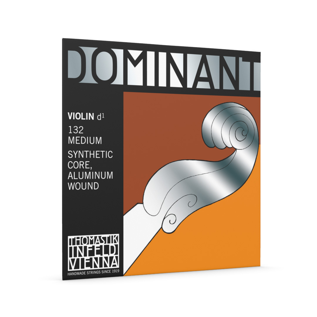 Dominant 132 4/4 Violin D-String - Medium Gauge